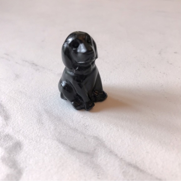 Accents | Black Obsidian Dog Figurine | Poshmark